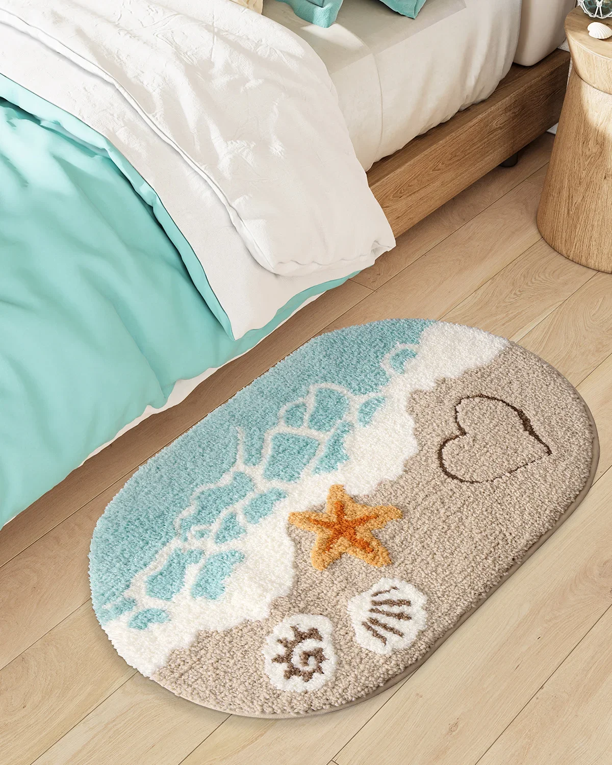 Beach Bath Mat Non-Slip Mats for Bathroom Decor Free Shipping - shop-syzo