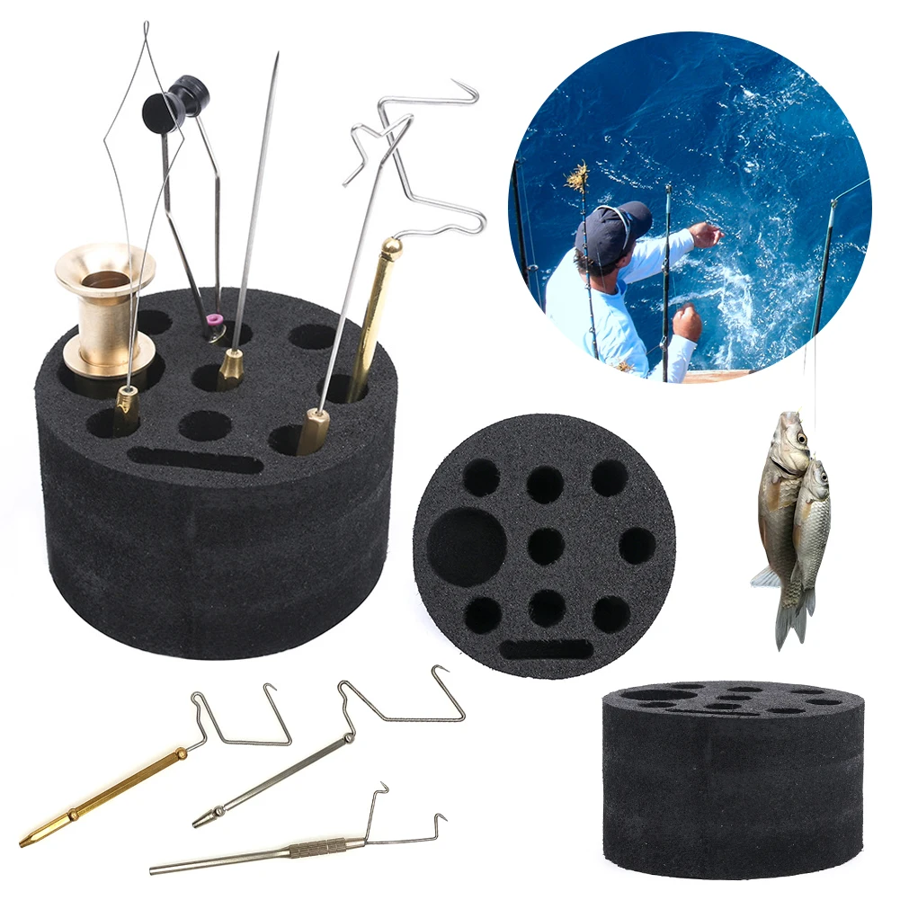 Fly-Tying-Tool-Holder-EVA-Soft-Foam-Fly-Tying-Vise-Tool-Organizer-Fly ...