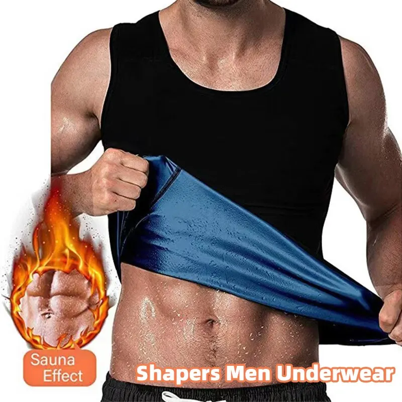Men Shapers Vest Underwear Fitness Sportswear L to XXXL Black Waist ...