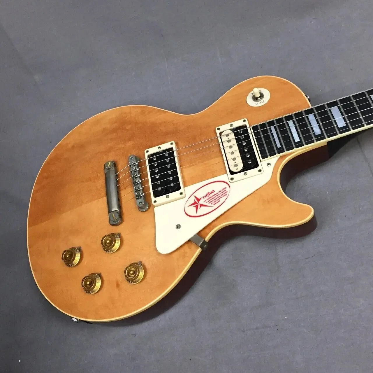 Hot-Sale-Factory-Custom-Lightly-Aged-Natural-Electric-Guitar-High-End ...