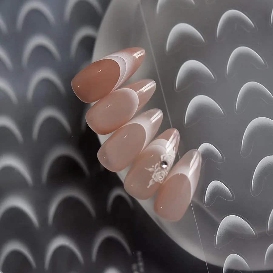 Кошачий коготь, дизайн линии, полумесяц, полоса, ореол, дуга, клейкая ...