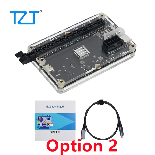 TZT Graphics Card Dock External GPU Dock + 60cm/23.6" /100cm/39.4" USB4 ...