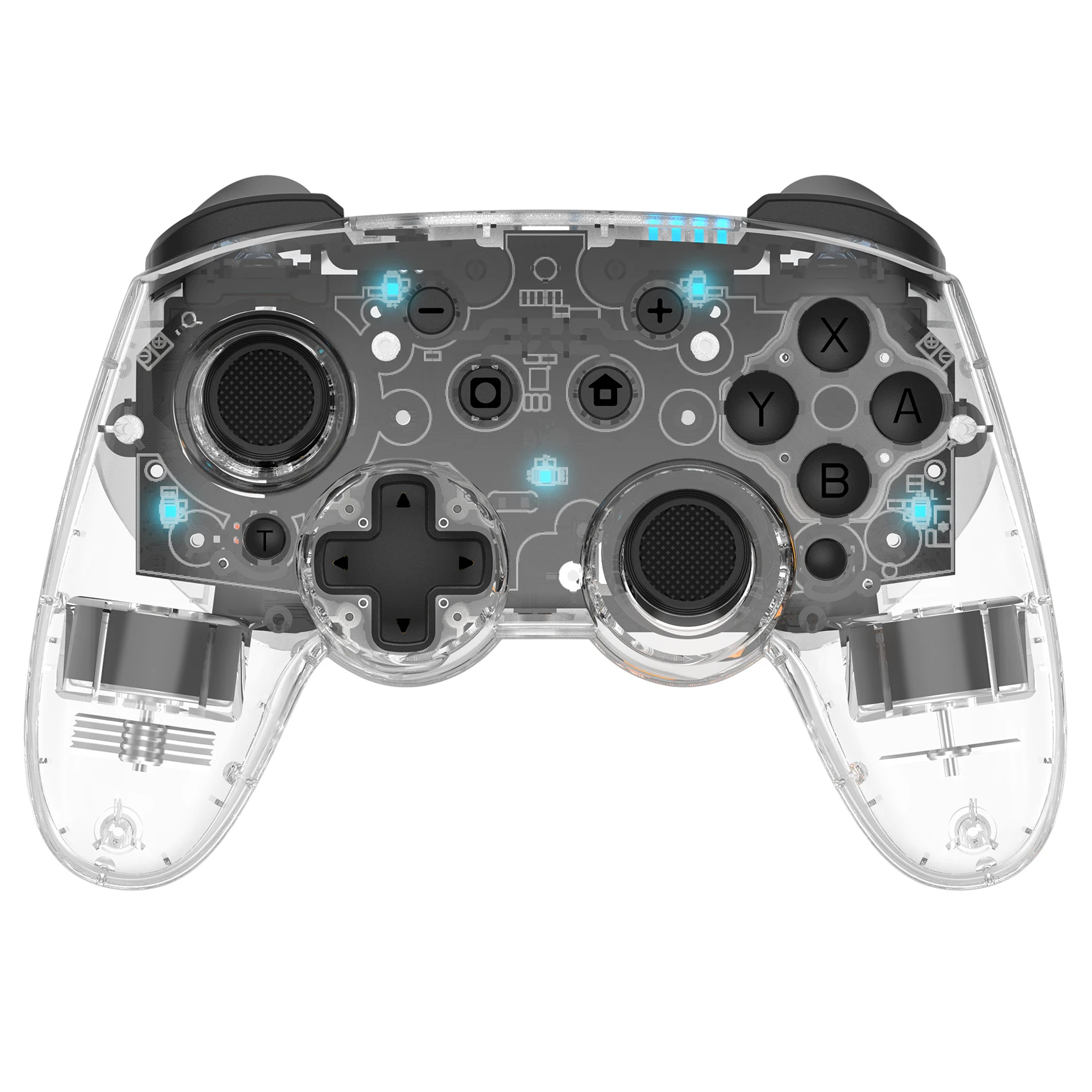Transparent Wireless Gamepad for Switch/PC/iOS/Android with Macro, RGB ...