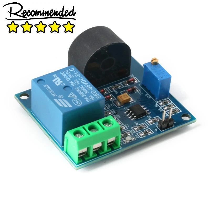 AC 전류 센서 5V 릴레이 모듈 고정밀 전류 ZMCT103C 변압기 5A 검출 보드 센서 모듈| | - AliExpress