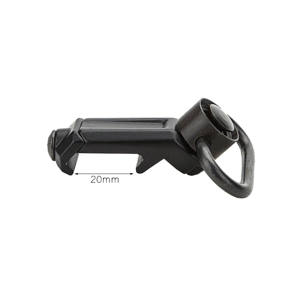Tactical-Quick-Detach-QD-Sling-Steel-Mount-Attachment-Adapter-Fit-20mm ...