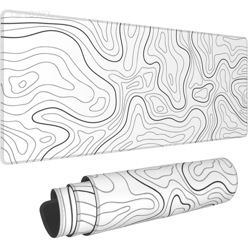 Muismat-Gamer-Witte-Contourlijnen-Xl-Hd-Aangepaste-Nieuwe-Muismat-Xxl ...