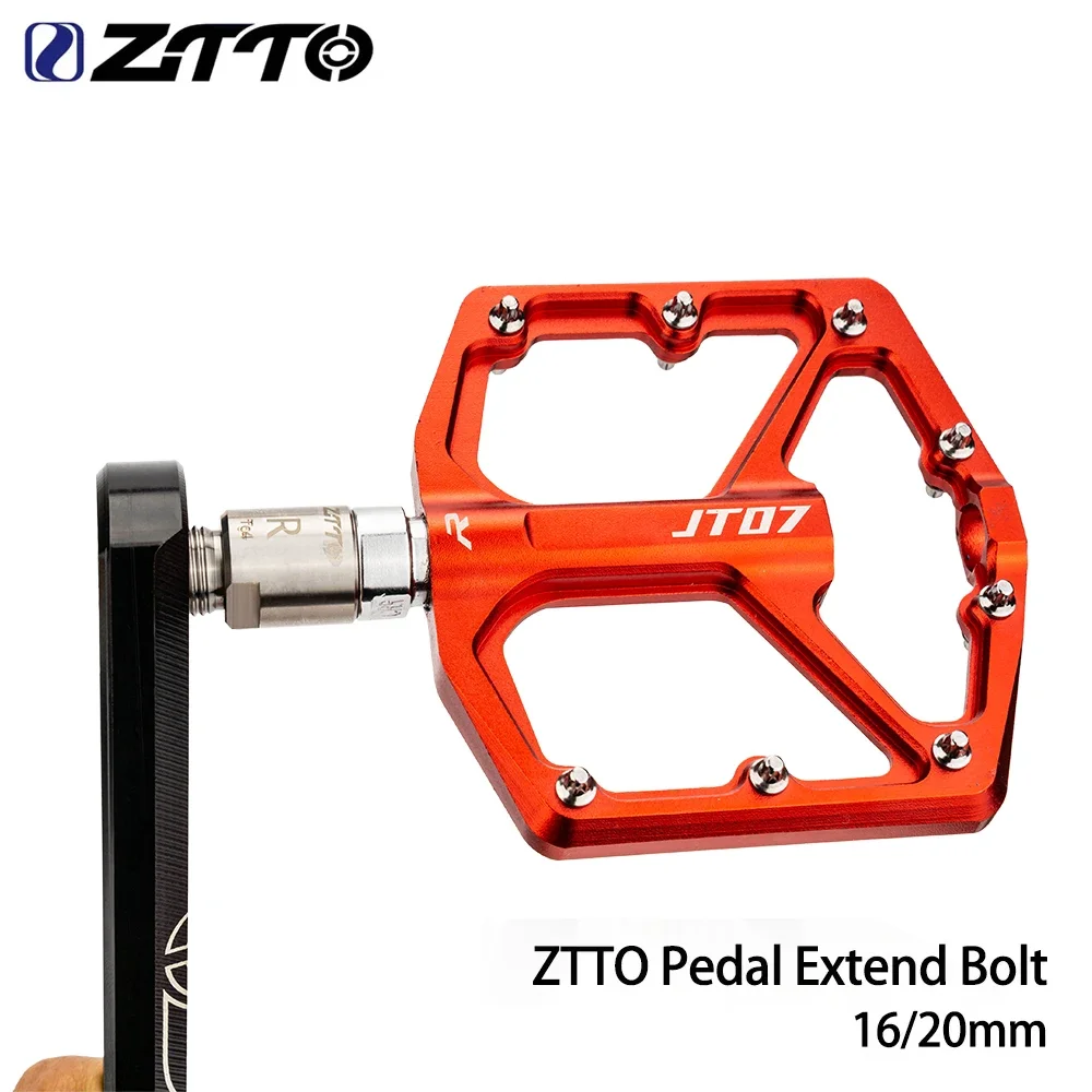 ZTTO Titanium Bicycle Pedal Extension Axle Bolts Road Bike Spacers ...