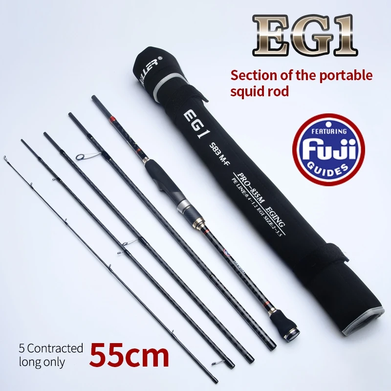 2024-Lurekiller-New-Portable-Travel-Egi-Fishing-Rod-764ML-835M-Japan ...