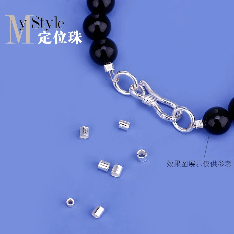 10PCS-925-sterling-silver-jewelry-diy-accessories-positioning-buckle ...