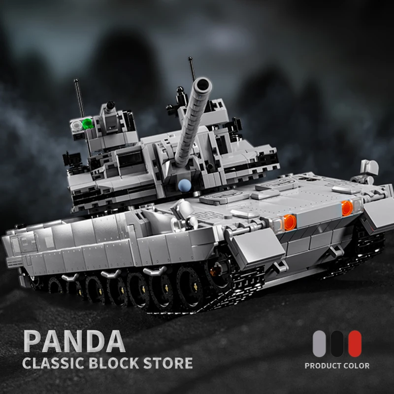 Military-KF51-Main-Battle-Tank-MOC-Bricks-Plastic-Model-WW2-EMBT-Armor-Vehicle-Building-Blocks ...