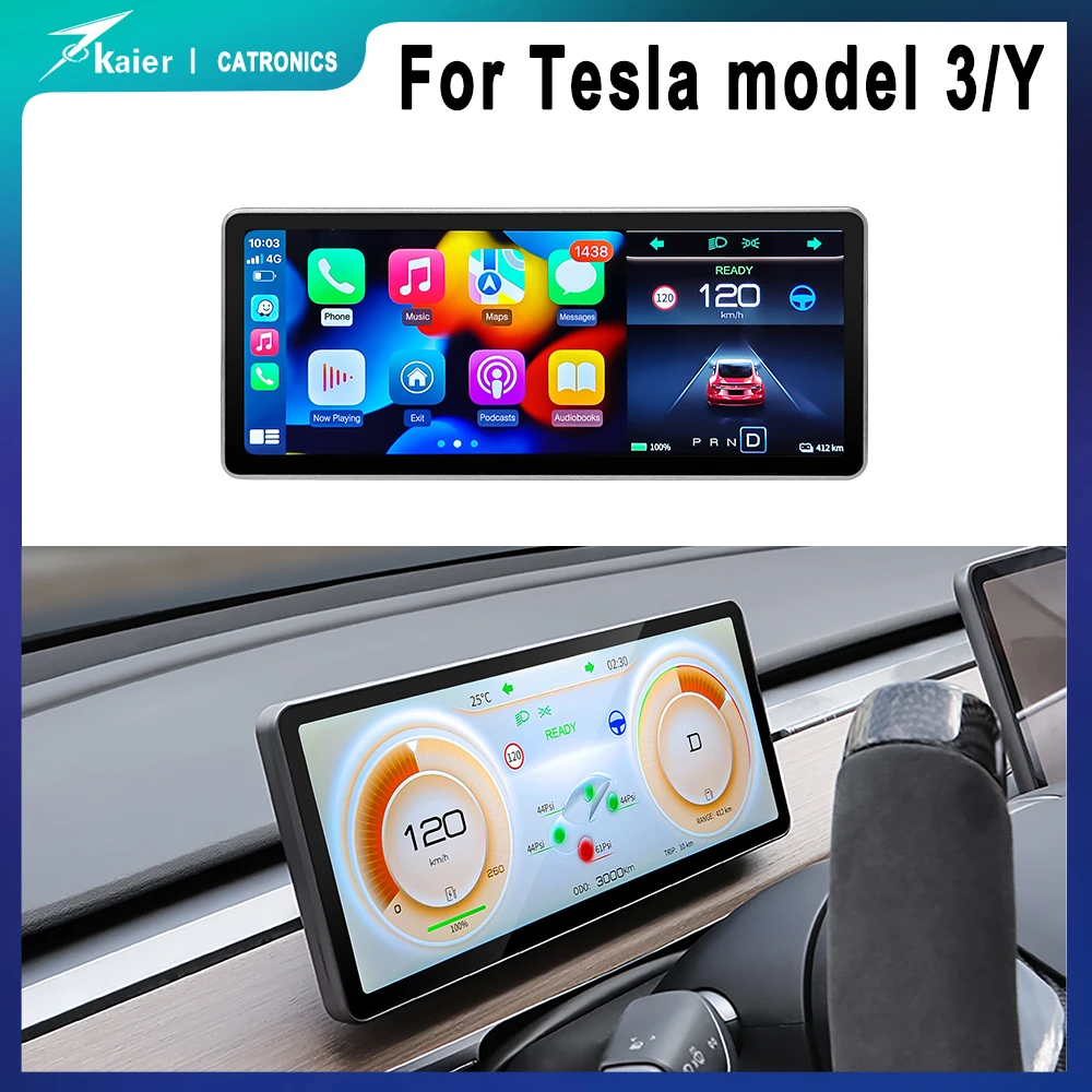 Catronics For Tesla Model 3/y Digital Dashboard Heads Up Display ...