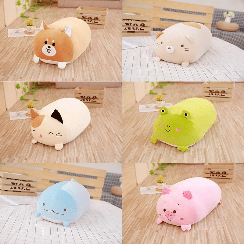 28CM Cute Soft Plush Toys Animal Throw Pillow Cartoon Pillow Cushion ...