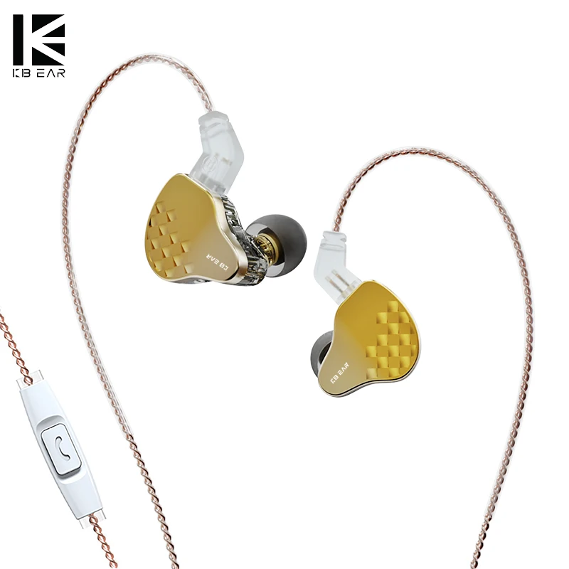 KBEAR-Robin-1DD-4BA-HIFI-Hybrids-HIFI-In-Ear-Monitor-Wired-Earphone ...