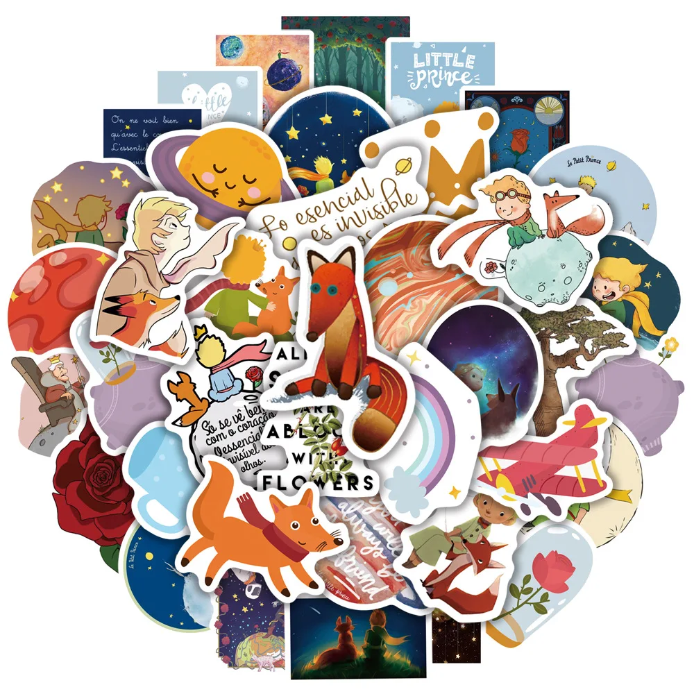 10-30-50PCS-The-Little-Prince-and-Fox-Cartoon-Anime-Stickers-For-Kids ...