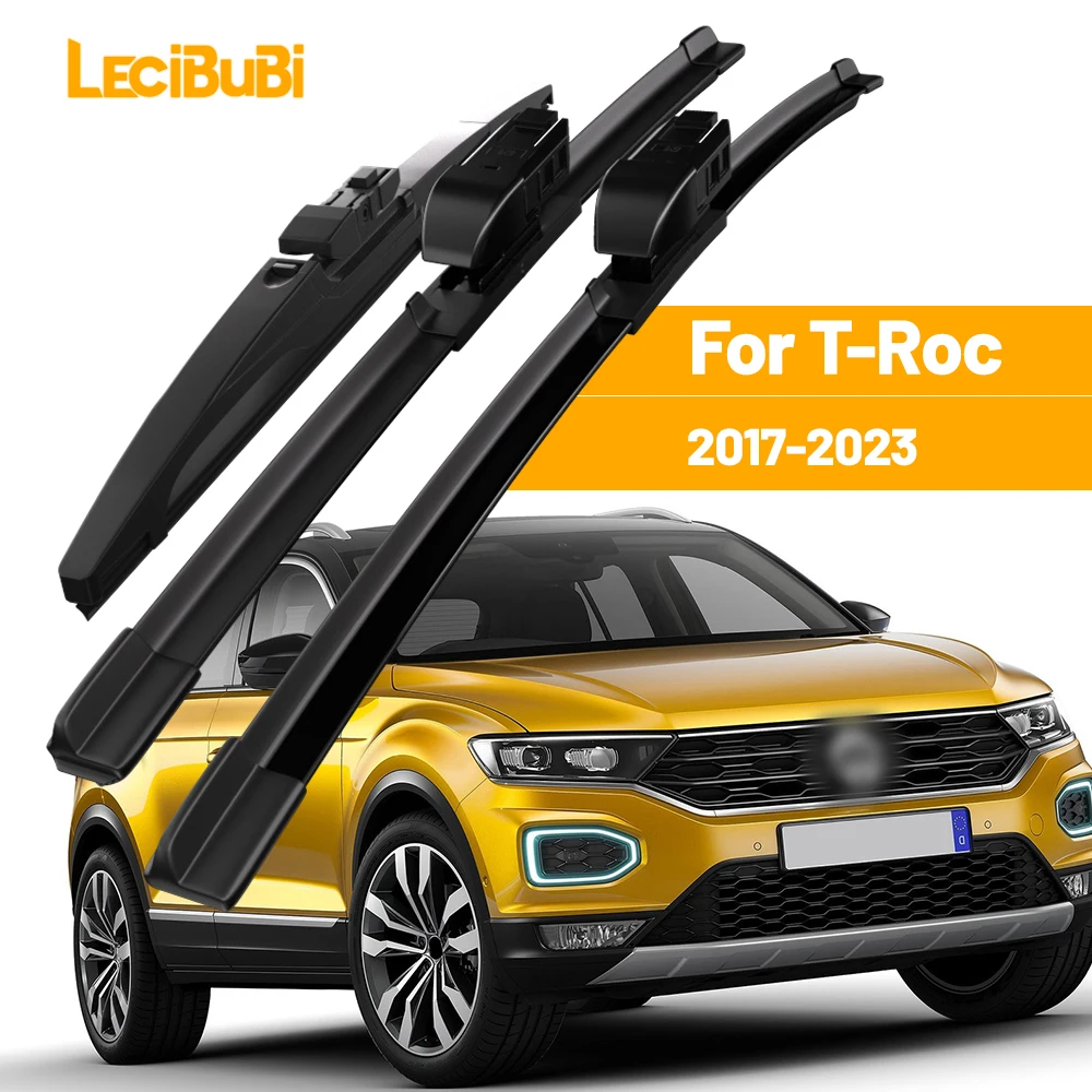 For VW T-Roc 2017-2023 1set Front & Rear Windshield Wiper Blades ...