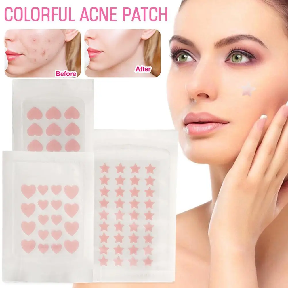 Color-Acne-Patch-Love-Star-Shape-Acne-Patch-Clear-And-Skin-Spot-Beauty ...