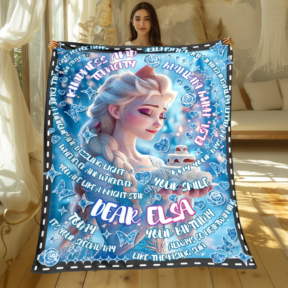 Frozen-Elsa-Princess-HD-Printed-Flannel-Fluffy-Throw-Camping-Blankets ...