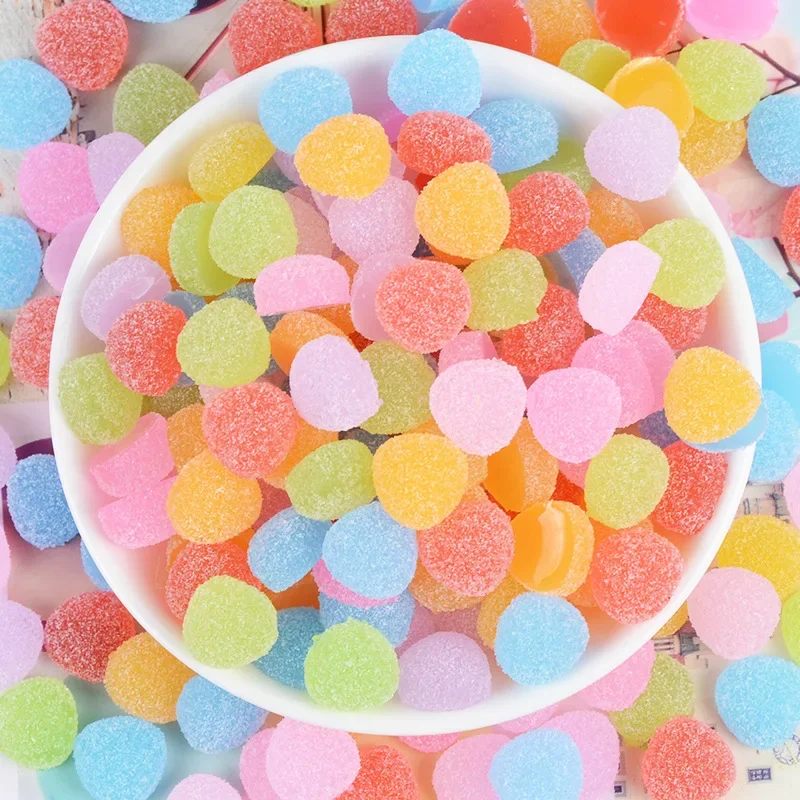 20-Pcs-Mini-Simulation-Candy-Pellets-Colorful-Gummy-Flat-Back-Phone ...