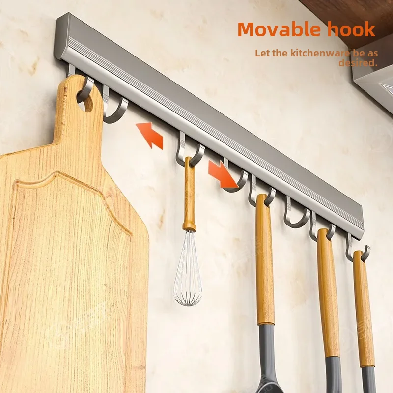 Wall-Mounted Kitchen Hook Rack – Kitchen Staples Plus