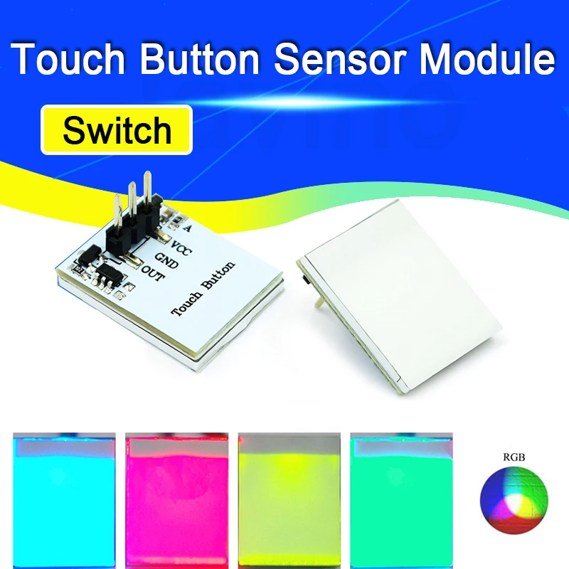 Capacitive-Touch-Switch-HTTM-Button-LED-Sensor-Module-Green-Blue-Red ...