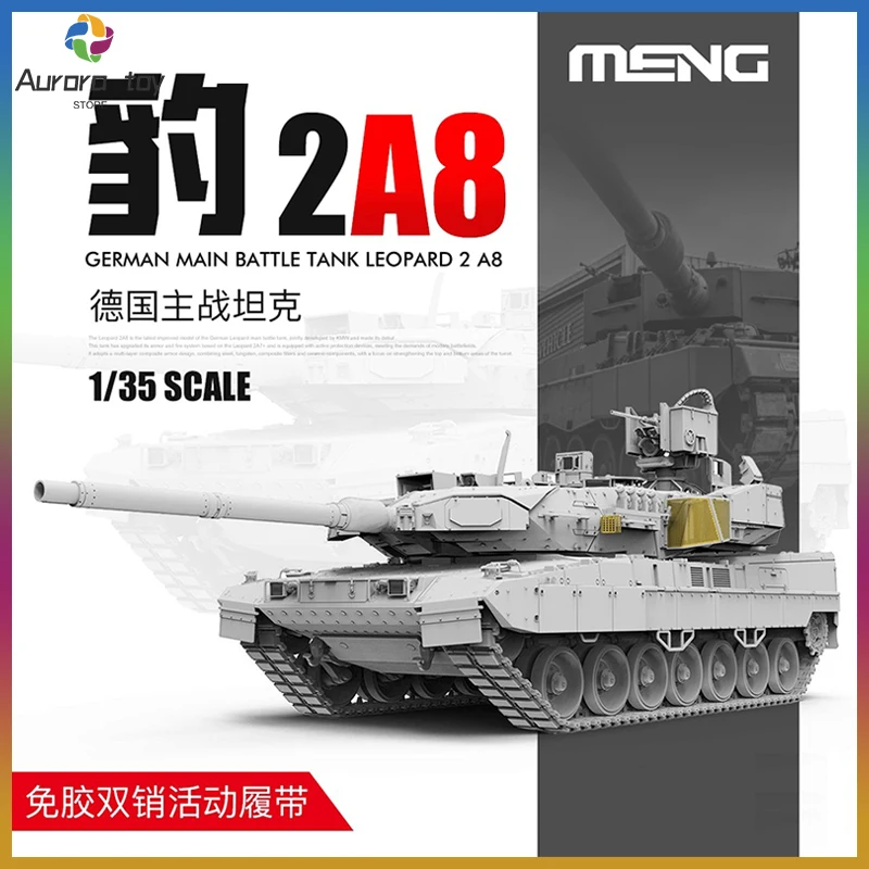 1/35 MENG German Main Battle Tank Leopard 2 A8 Assemble Figure Model TS ...