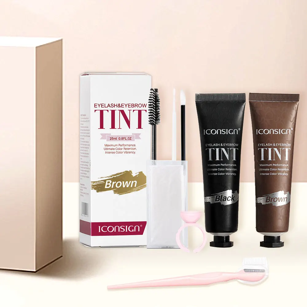 ICONSIGN-Lashes-and-Brow-Tint-Kit-Professional-Lashes-Eyebrow-Kit-Fast ...