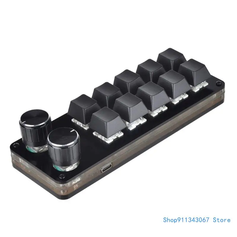 Mini-Macro-Mechanical-Keyboard-10-Key-Fully-Programmable-Keyboard-with ...