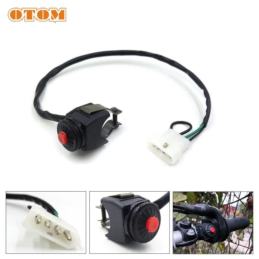 OTOM Motorcycle Start Switch Starter Ignition Button 78111074000 For ...