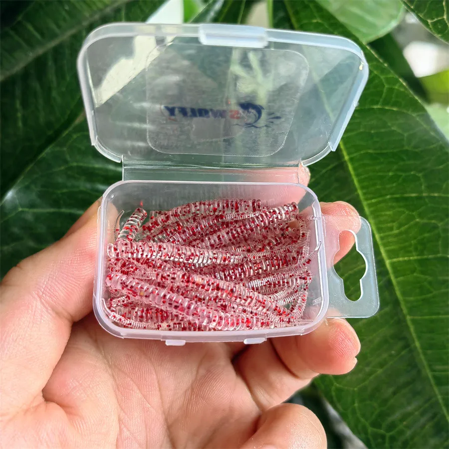 30PCS-BOX-Fishing-Lure-50mm-60mm-0-3g-0-45g-AJING-Needle-tail-Soft-Lure ...