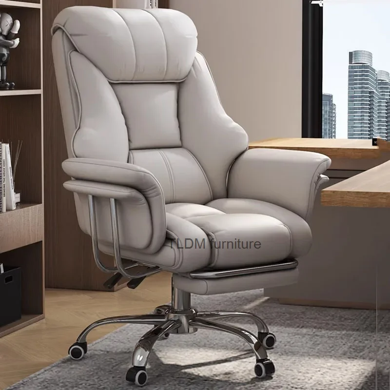 Luxury-Desk-Office-Chair-Chaise-Gaming-Ergonomic-Comfy-Executive-Lazy ...