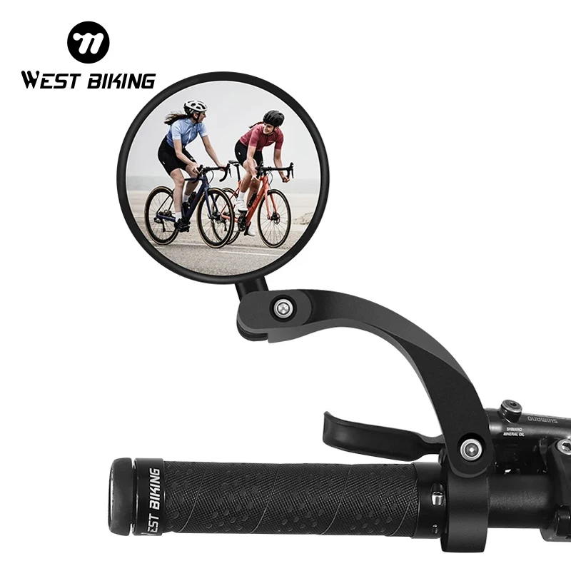 WEST-BIKING-Bicycle-Rear-View-Mirror-360-Rotate-Adjustable-HD-Convex ...