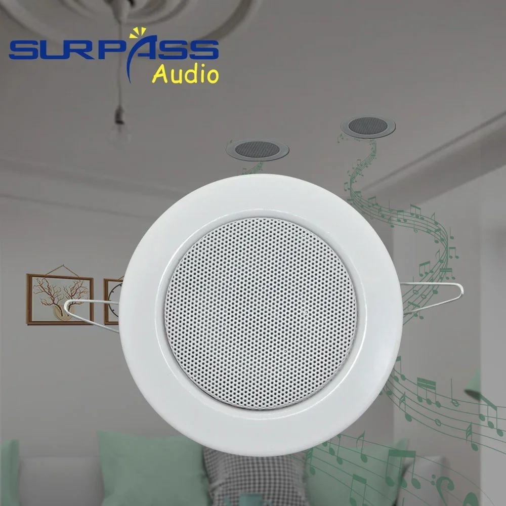 Mini-Ceiling-Speaker-3inch-Roof-3-6W-Passive-Speakers-Horn-PA-System ...