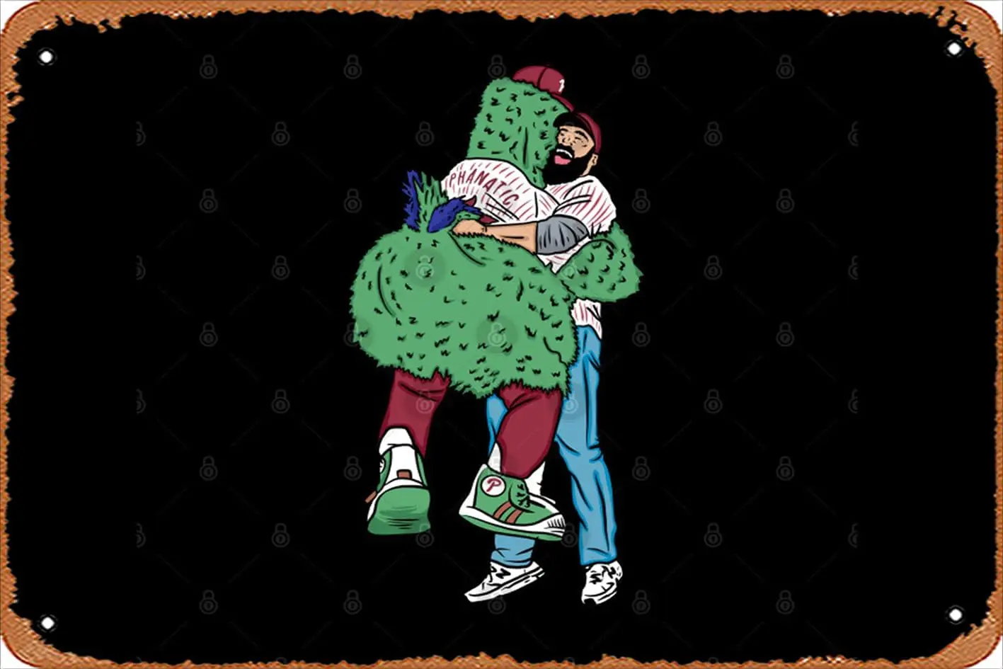 Retro-Tin-Sign-Phanatic-Jason-Kelce-Vintage-Funny-Novelty-Metal-Signs ...