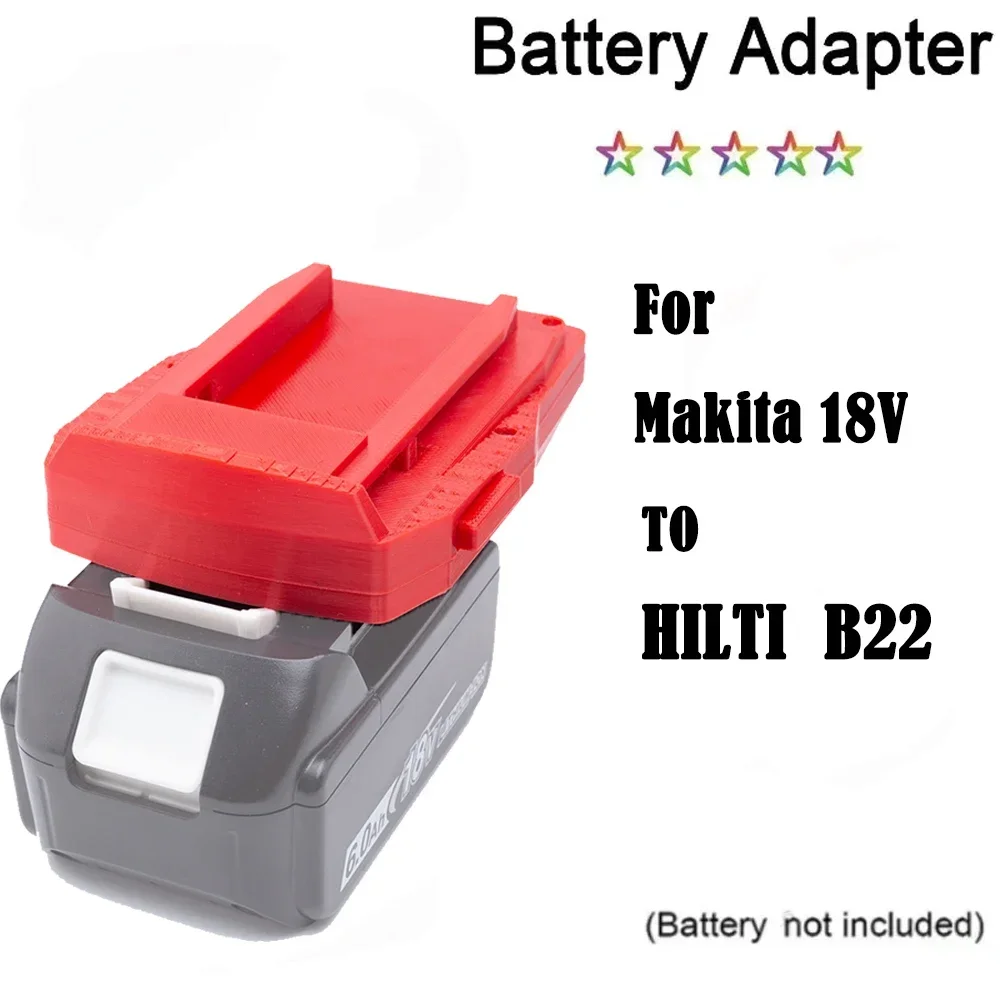 Battery-Adapter-Converter-for-Makita-18V-Lithium-Battery-to-for-Hilti ...