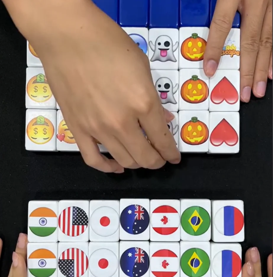 64-1-Blocks-Seaside-Escape-Mahjong-Game-with-Pattern-of-Flag-Ball ...