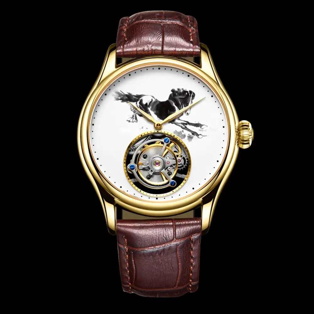 AESOP-Tourbillon-Skeleton-Watch-For-Men-Double-Sided-Gemstone-Glass ...