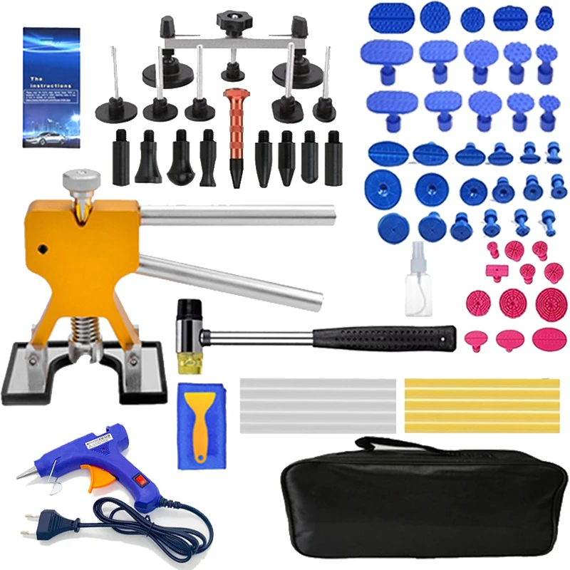 Auto Sheet Metal Dent Repair Tools Car Body Paintless Mix Size Suction ...