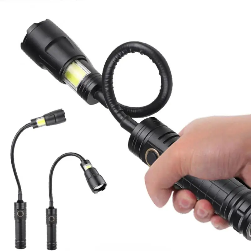 Linterna-LED-telesc-pica-Flexible-herramienta-de-recogida-luz-con-im-n ...
