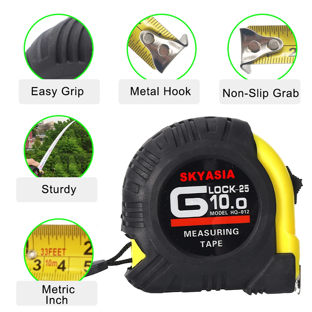 Stainless-Steel-Tape-Measuring-Construction-Tool-Measuring-Tape-Mesure ...