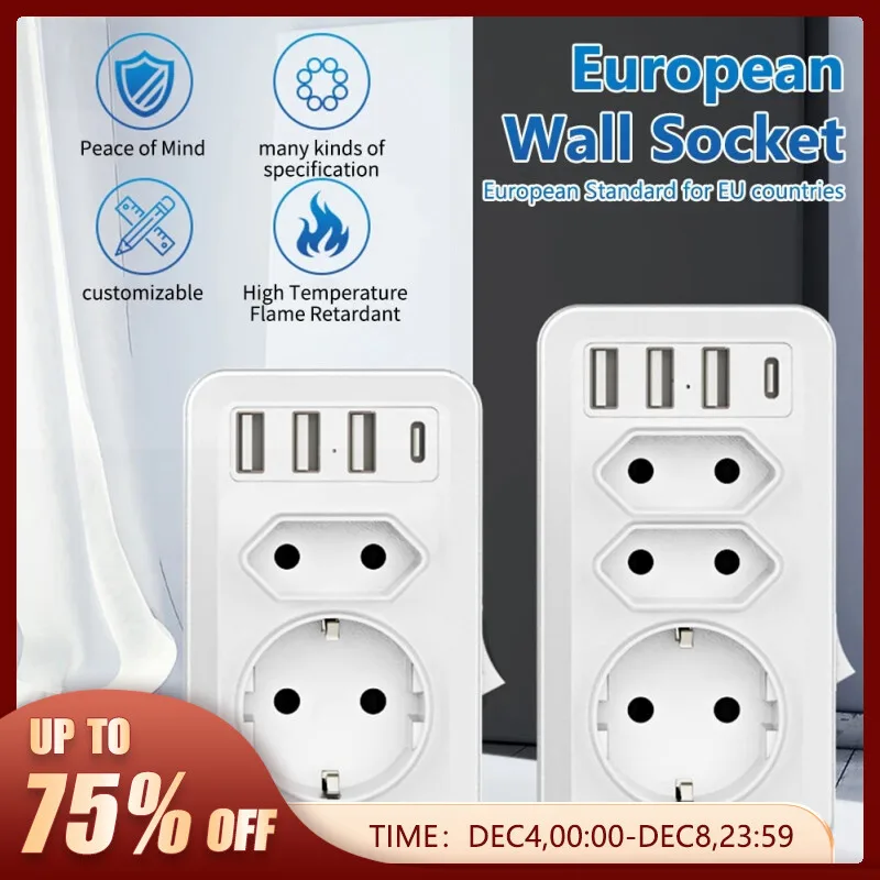 Multi-functional-EU-Standard-Conversion-Socket-Household-Board ...