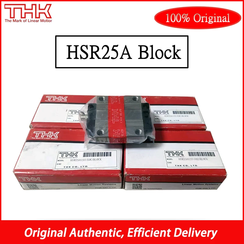 Original THK HSR25A Block HSR25A1UU HSR25A1SSC1(GK) block HSA25A1SS ...