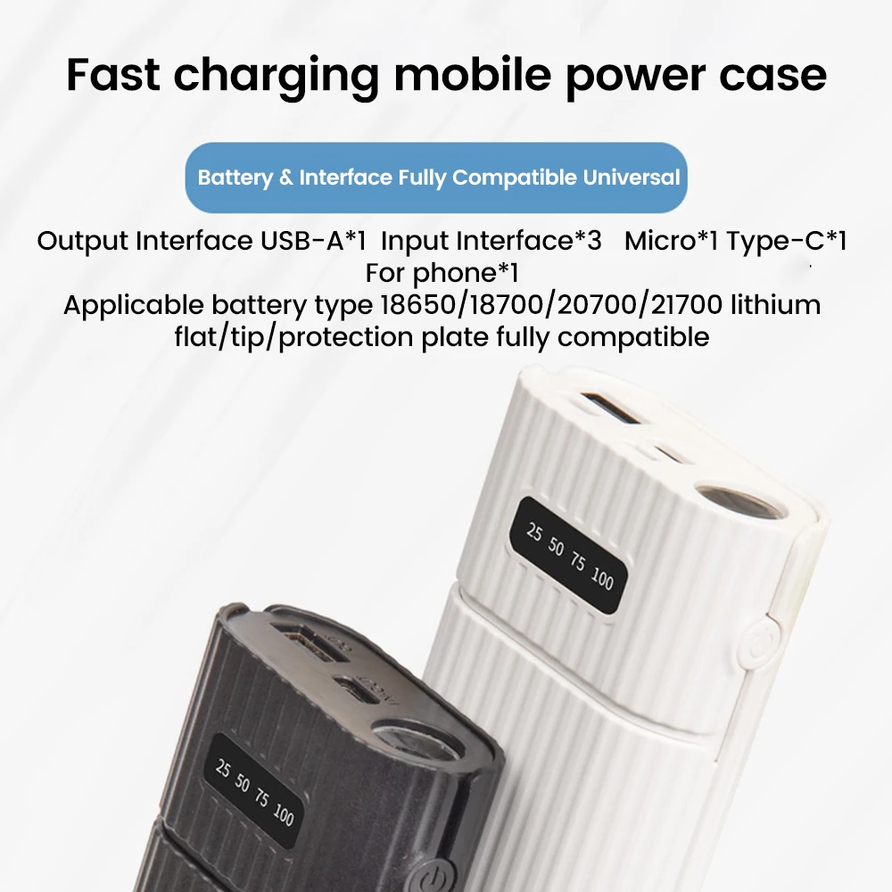 2-3-Port-Input-18650-18700-20700-21700-Battery-Charger-Adapter-Quick ...