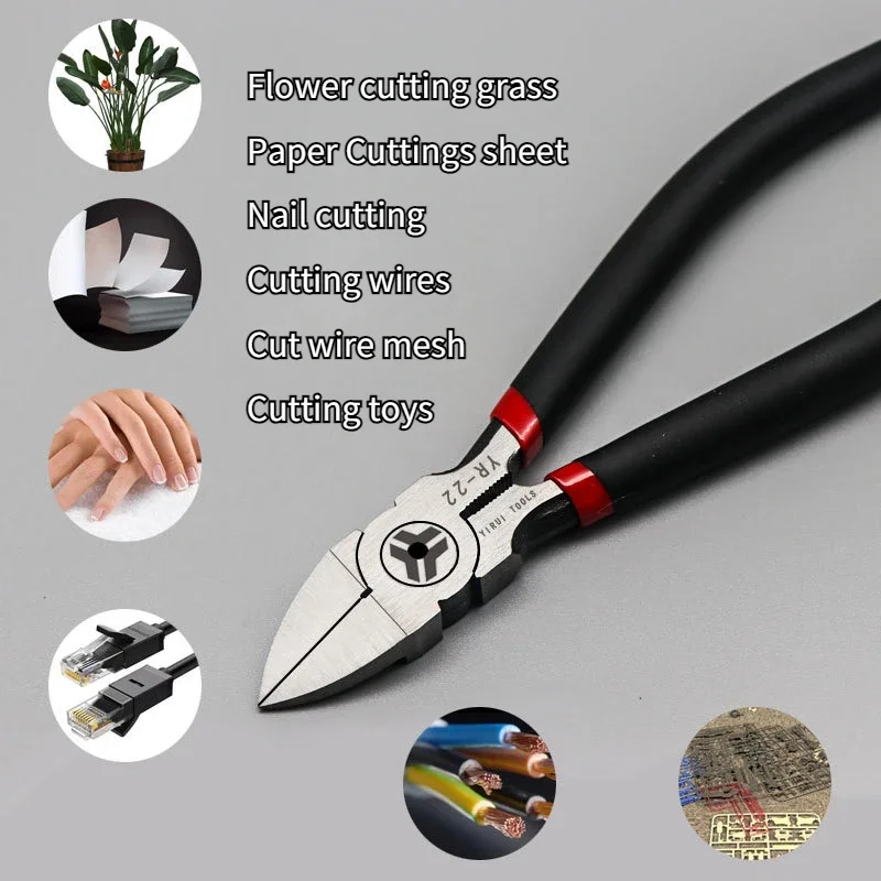 Multitool-Plastic-Nippers-Diagonal-Pliers-Carbon-Steel-Precision-Sharp ...