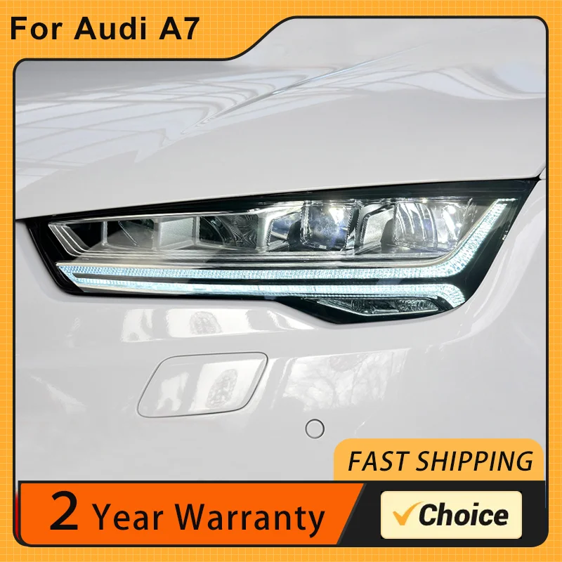 Head-Lamp-for-Audi-A7-LED-Headlight-2011-2018-Headlights-A7-S7-DRL-Turn ...