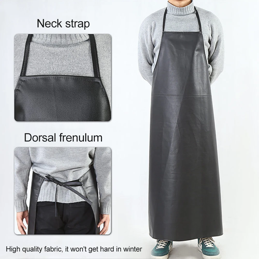PVC-Waterproof-Apron-Food-Factory-Apron-Acid-And-Alkali-Resistant-Low ...