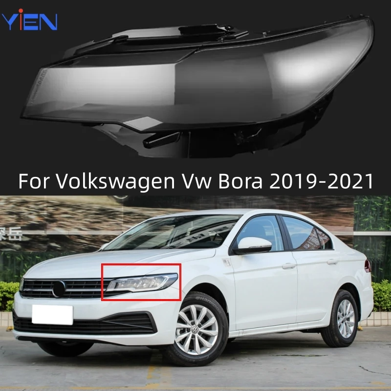For-Volkswagen-Vw-Bora-2019-2020-2021-Car-Front-Headlight-Lens-Cover ...