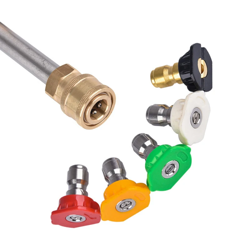 1-4-Stainless-Steel-4000-Psi-Quick-Connect-High-Pressure-Spray-Tip-0-15 ...