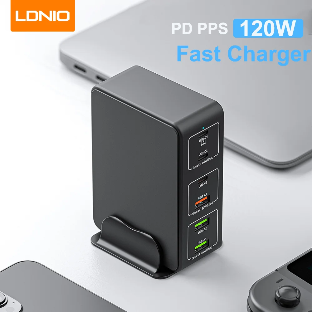 LDNIO 120W Fast Charger PD QC3.0 SCP FCP PPS Type C Charger For Iphone ...