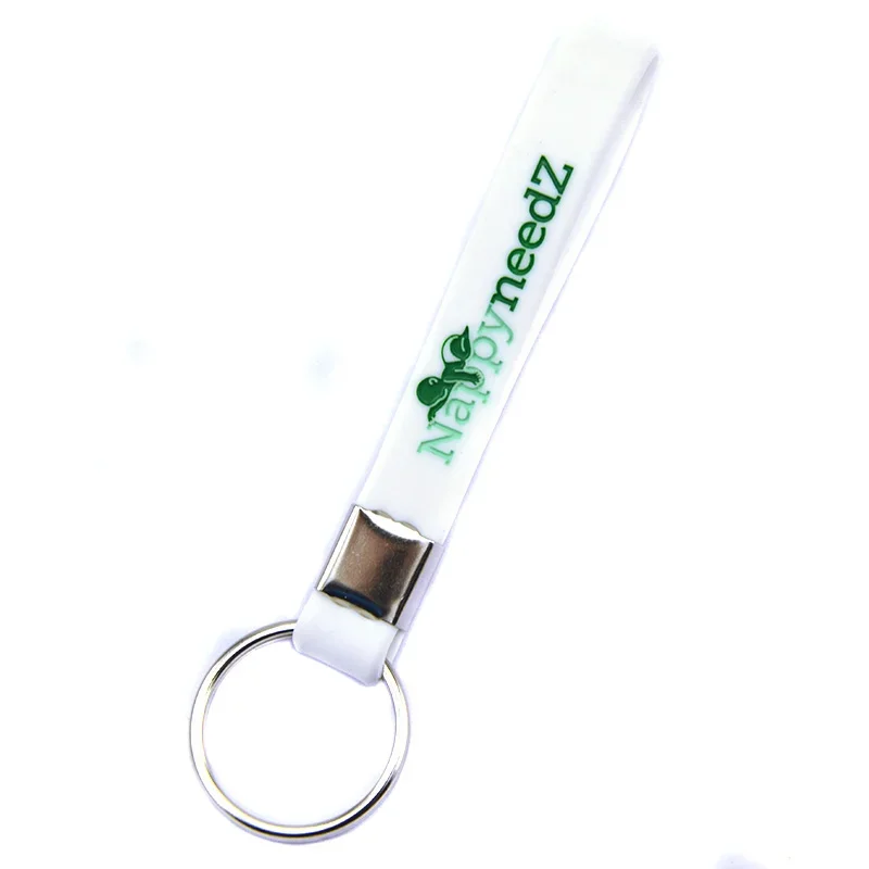 Custom Design Silicone Keychain for Company Advertising Gift Your Own ...