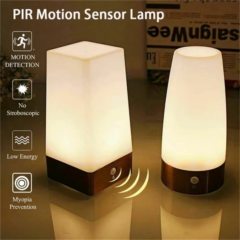 Wireless-PIR-Motion-Sensor-LED-Night-Light-Battery-Operated-Table-Lamp ...